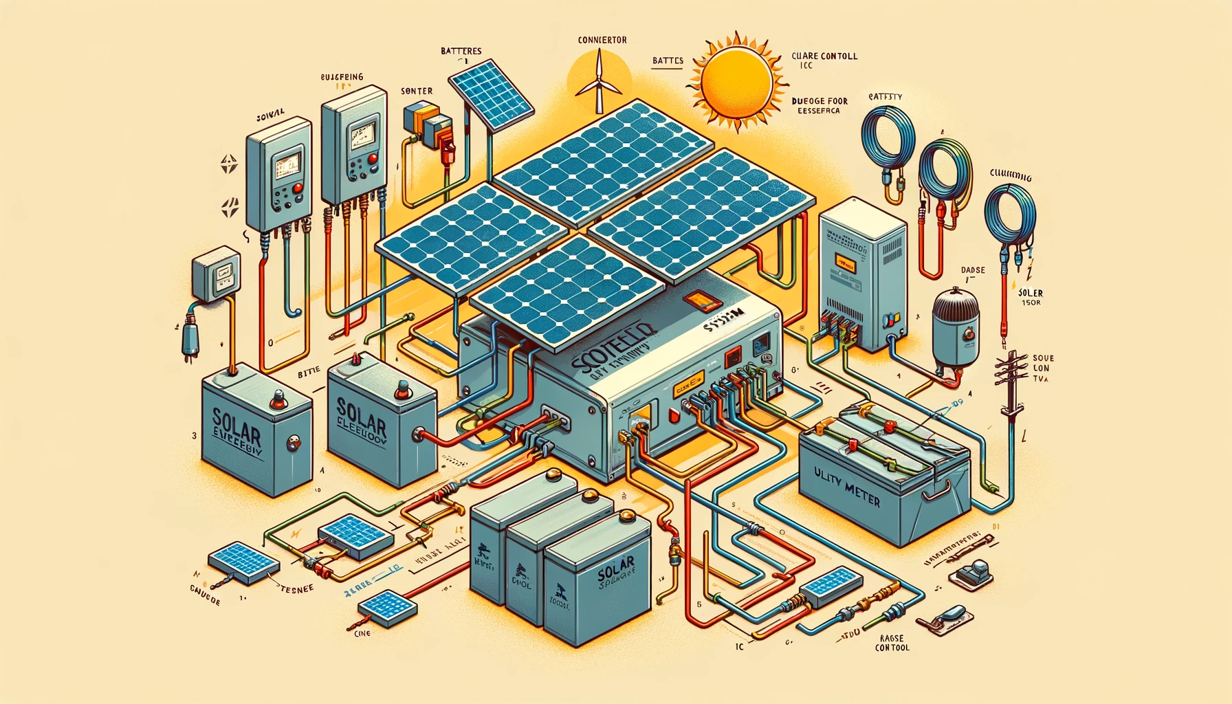 Solar Electrical Components of Solar System - Home Lovely