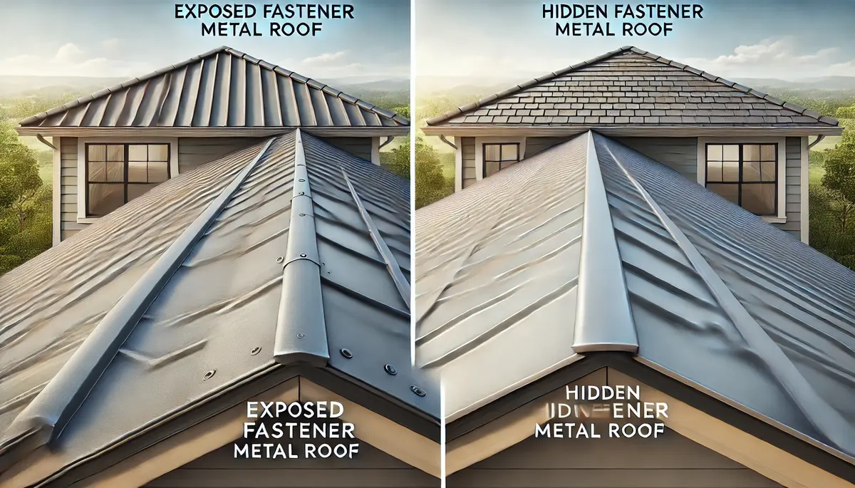 Exposed Fastener Metal Roof vs Hidden Fastener - Home Lovely